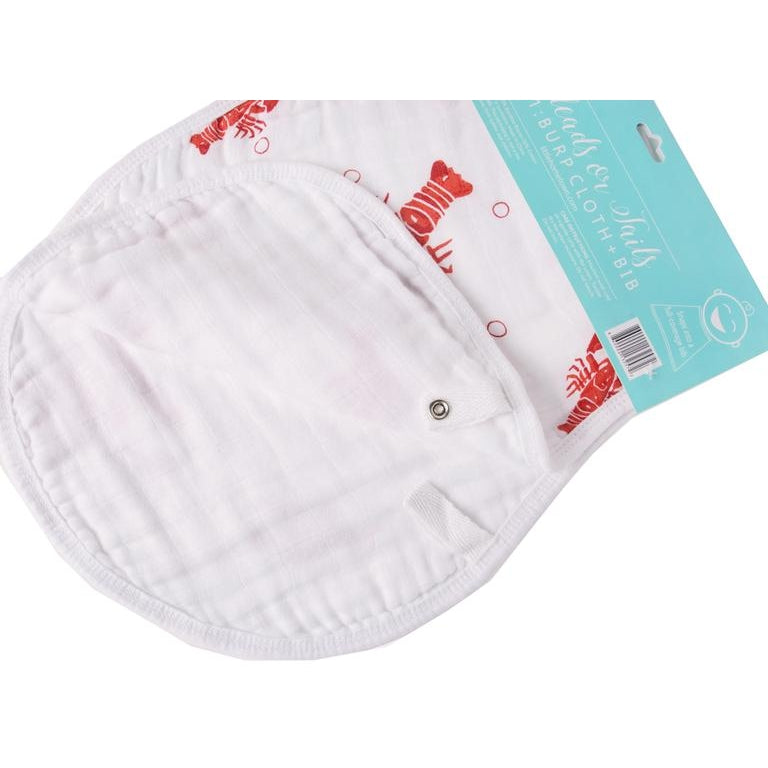 Heads or Tails 2-in-1 Burp Cloth and Bib (Unisex) – Lolligram Stitches